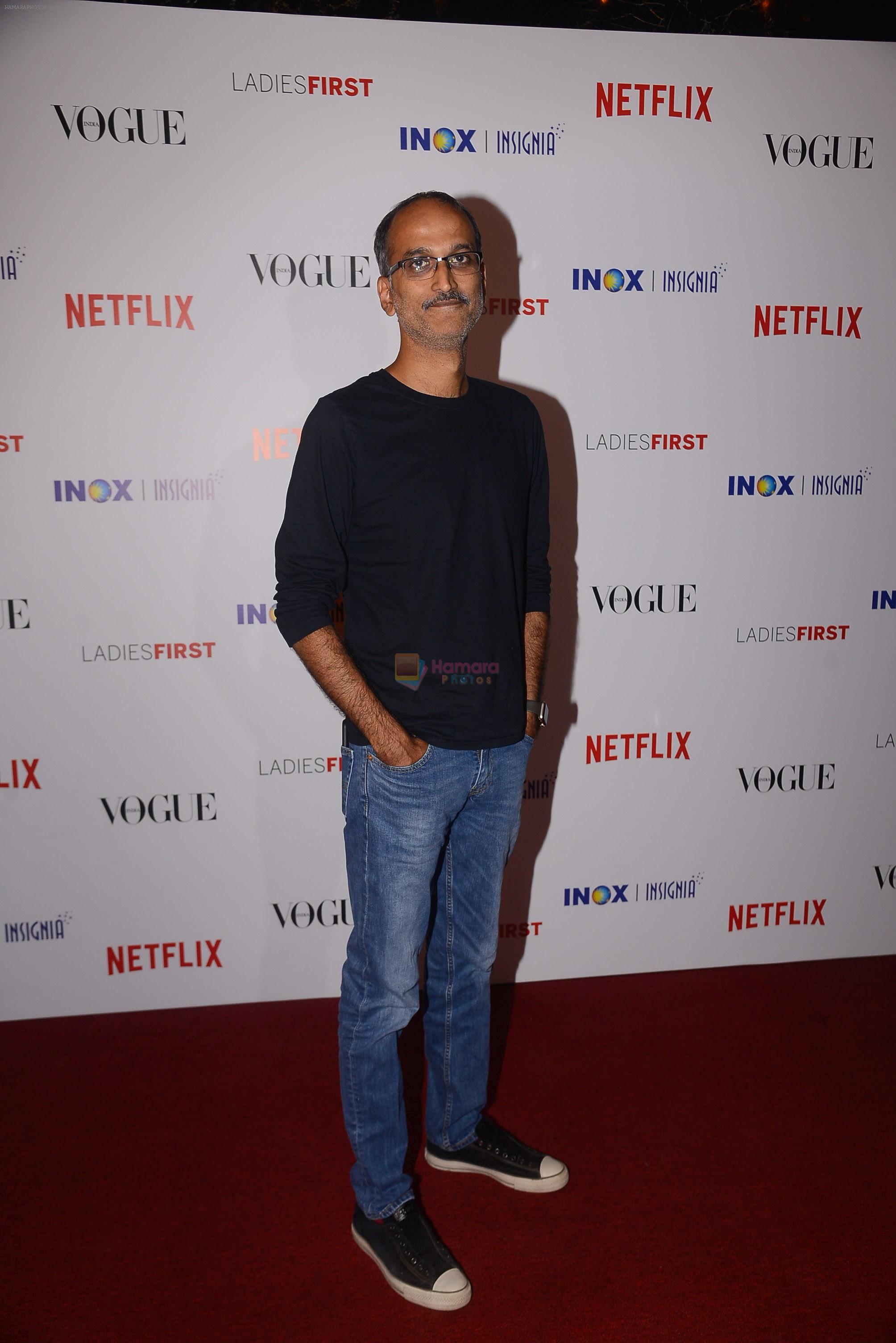 Rohan Sippy at the Premier of _Ladies First_- The First Original Netflix Documentary that ...